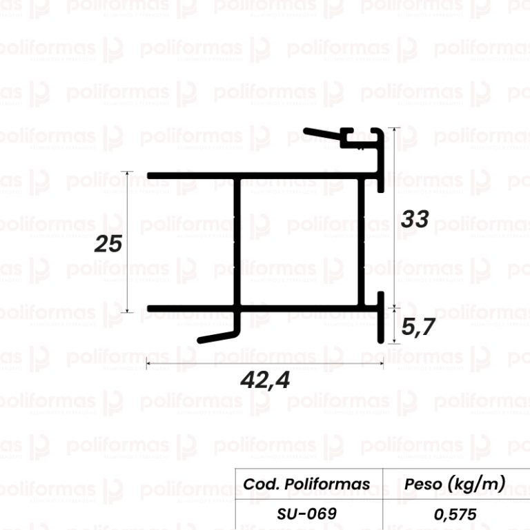 perfil LG-042 | Poliformas