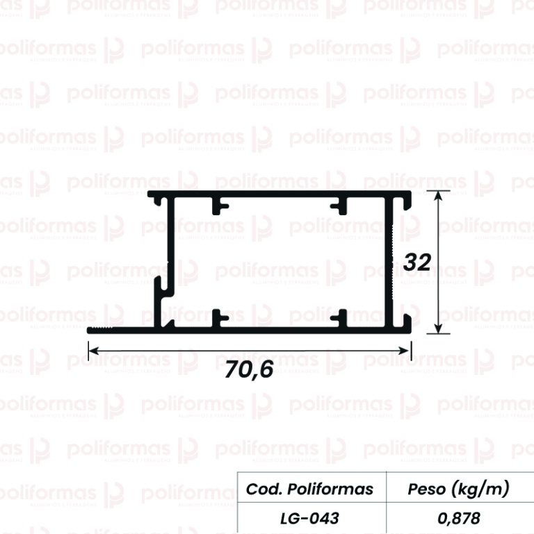 perfil LB-036 | Poliformas